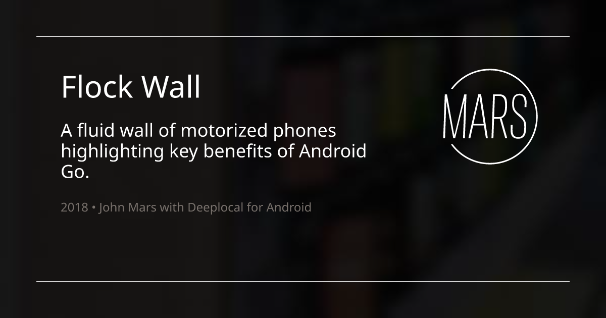 Flock Wall / JOHN MARS