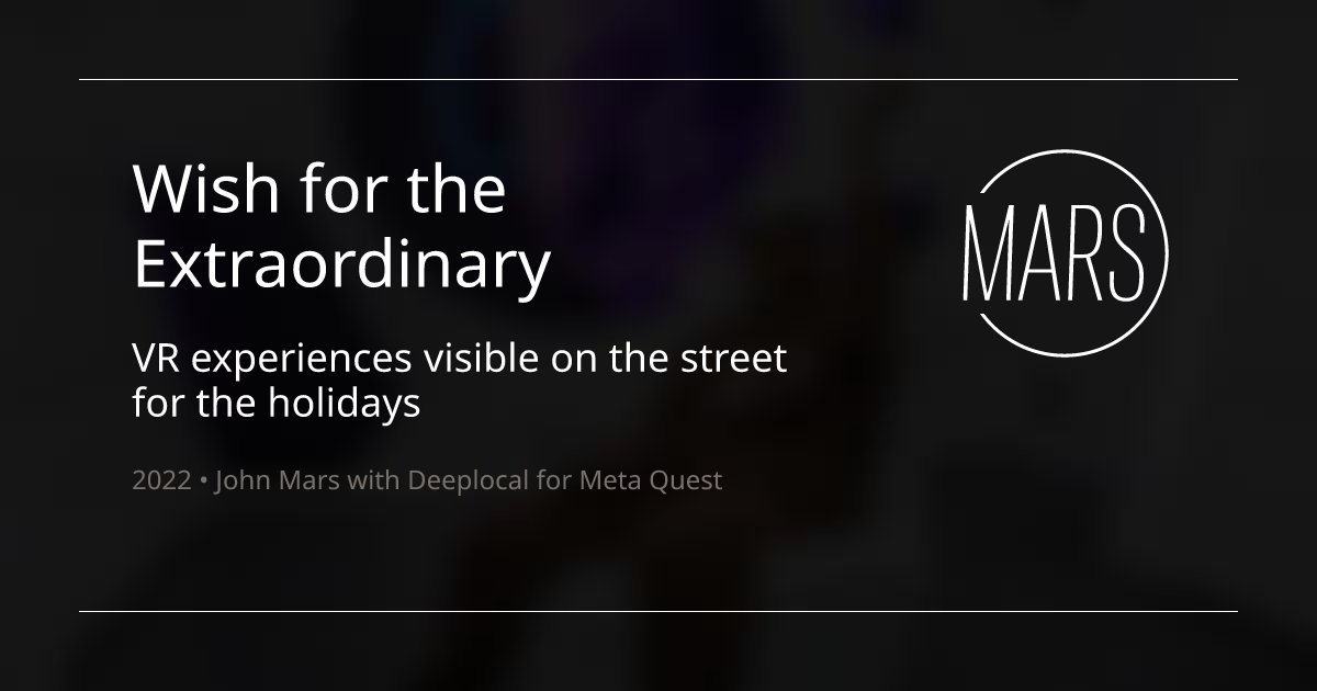 Wish for the Extraordinary / JOHN MARS